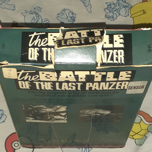 Vintage | Media | Wizard Video Battle Of The Last Panzer Vhs Movie War ...